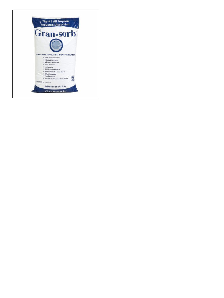 Recycled Gran-sorb™ Cellulose Absorbent | PDF