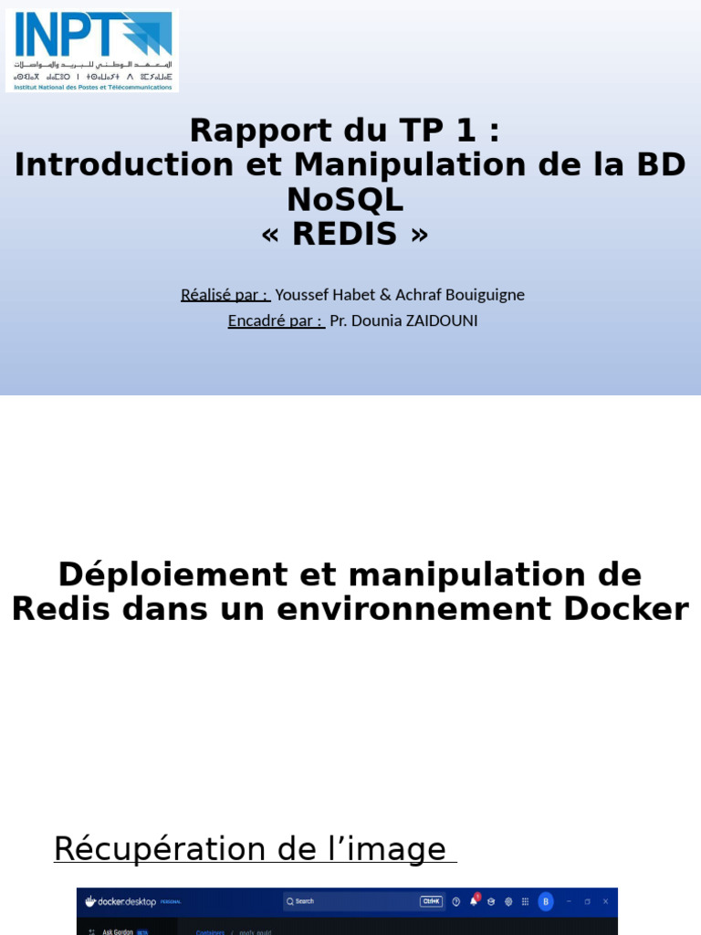 Rapport du TP 1 | PDF