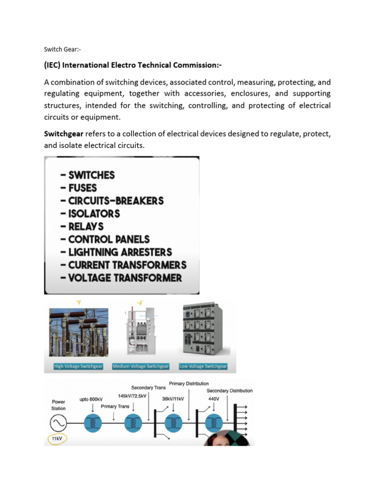 Medium Voltage Switchgear Overview | PDF | Equipment | Electricity