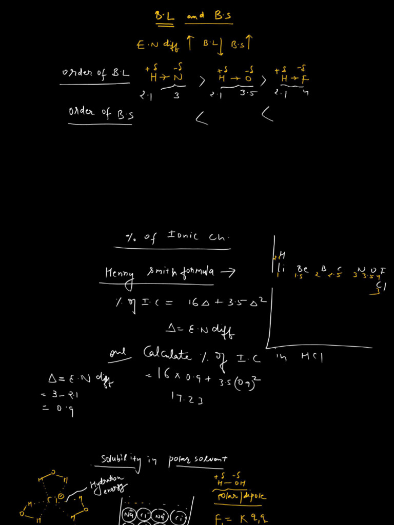Periodic Table - L-09 (Class Notes) - Hydration and Lattice Energy | PDF