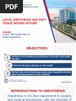 Local Infiltration and Field Block Anesthesia | PDF | Injection ...