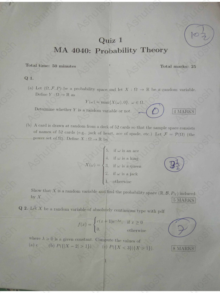 Sem 1 Question Paper | PDF