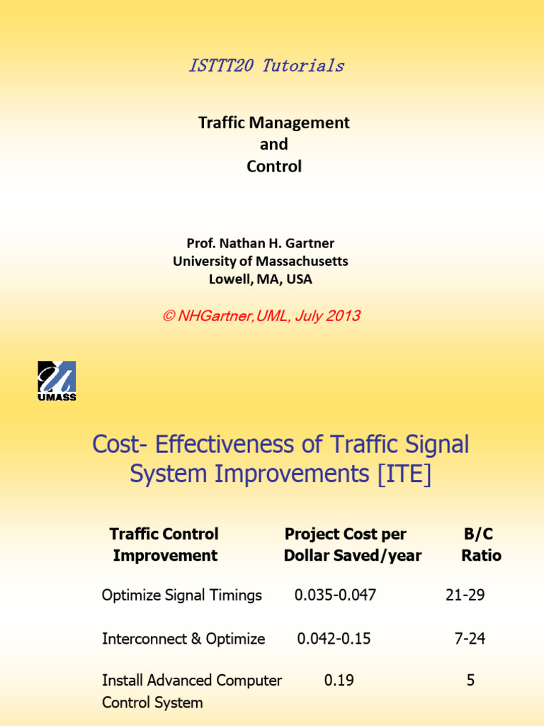 TMC3 - AdaptiveControl For Road Traffic Developed in Uk | PDF | Dynamic Programming | Traffic