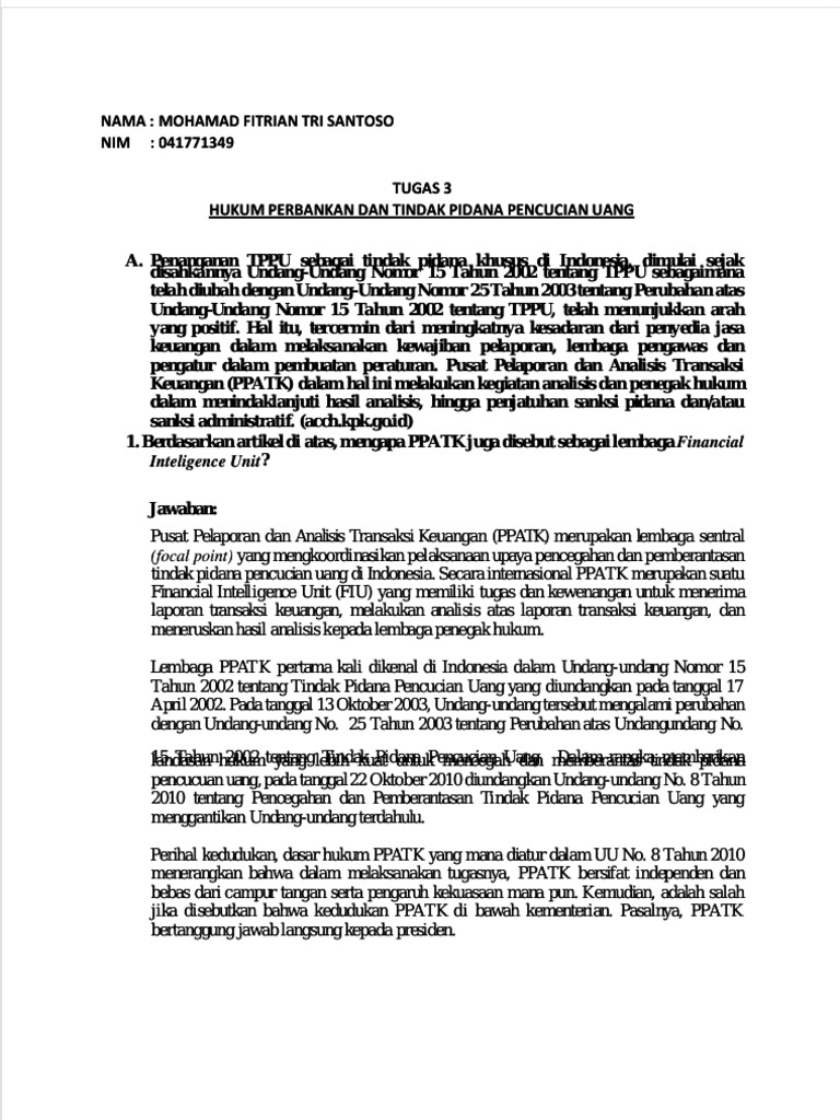 Financial Financial Inteligence Unit Inteligence Unit: (Focal Point) (Focal Point) | PDF