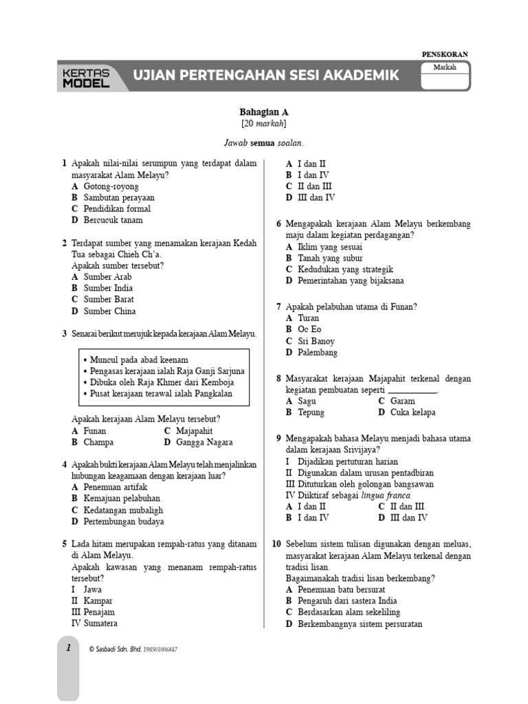 01 Ma Mypdp 2025 Sejarah Tg2 Upsa | PDF