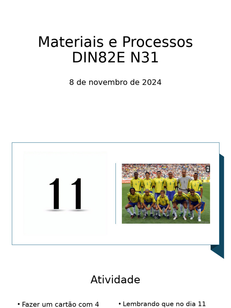 Atividade Da Aula 11 N31 | PDF