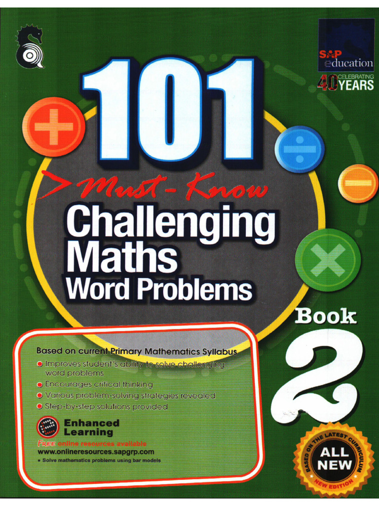 101 Challenging Math Word Problems-2 | PDF