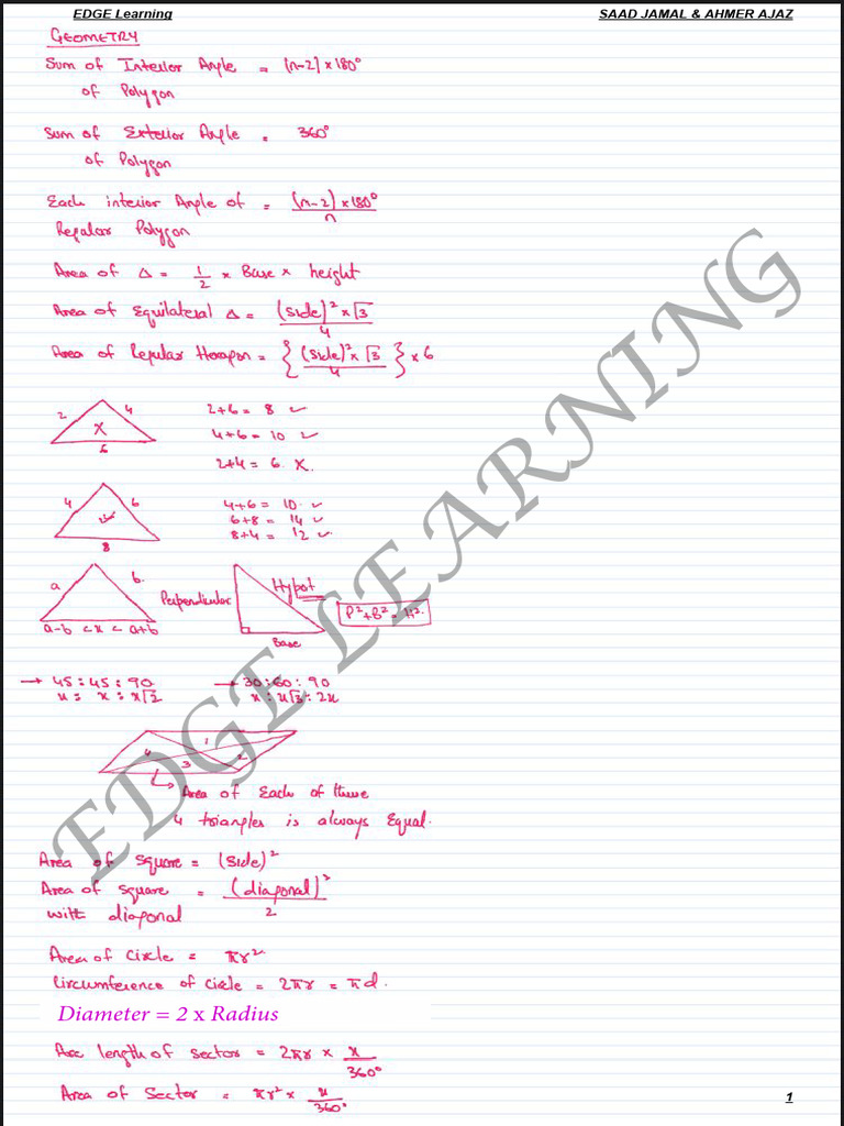 Review Handout - Concepts PDF | PDF