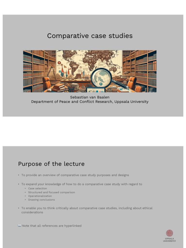 Comparative Case Studies - Sebastian Van Baalen | PDF | Case Study | Causality