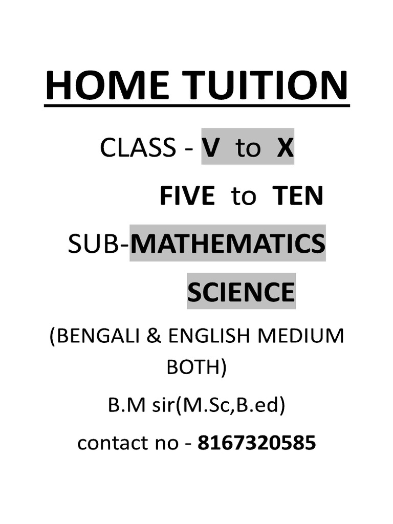 Tuition File | PDF