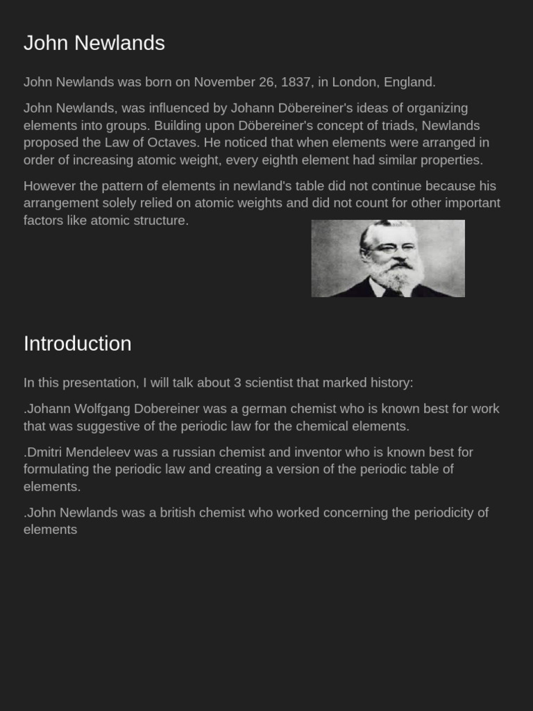 Contributions to the Periodic Table | PDF | Periodic Table | Chemical ...