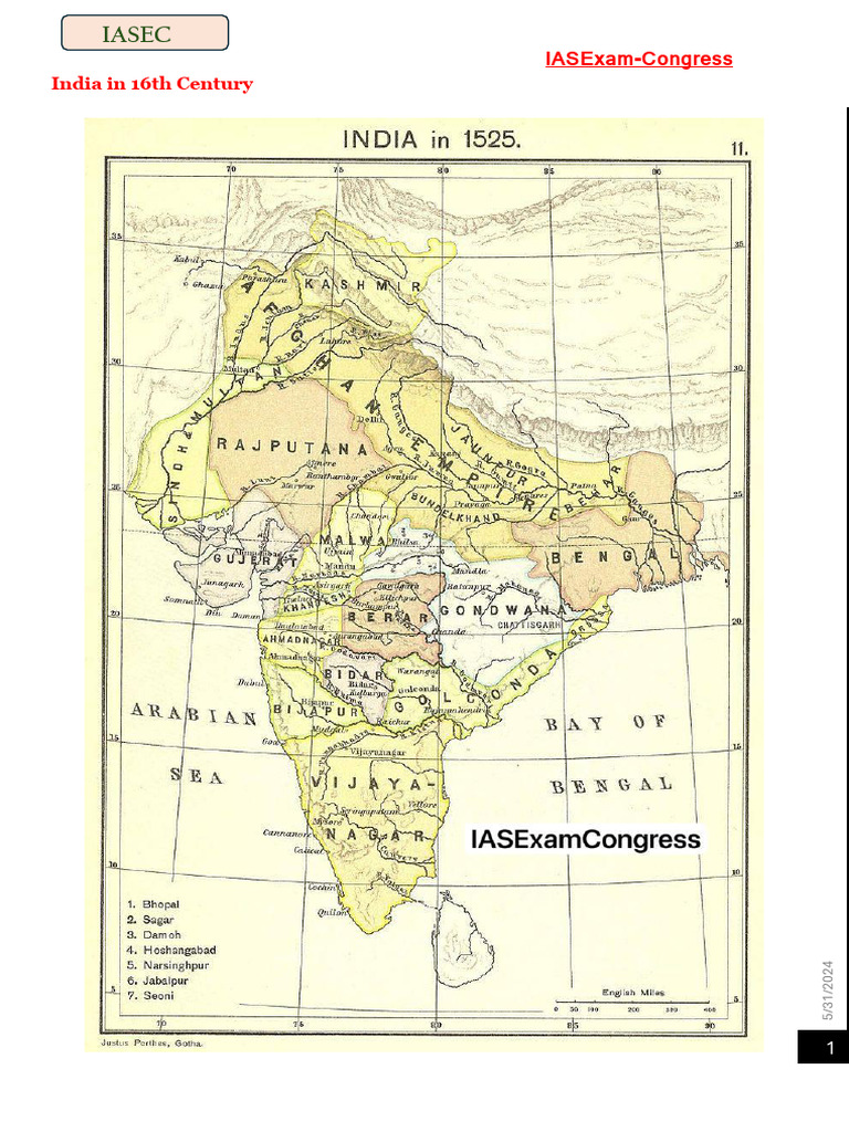 Strategic Importance of 16th Century India | PDF