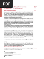 AGS 1: Sample Auditor's Reports | PDF | Financial Audit | Internal Control