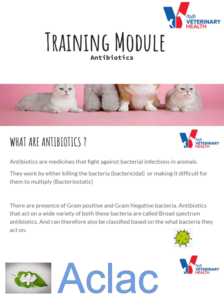 ACLAC Training PPT_.Pptx (1) | PDF | Bacteria | Antibiotics
