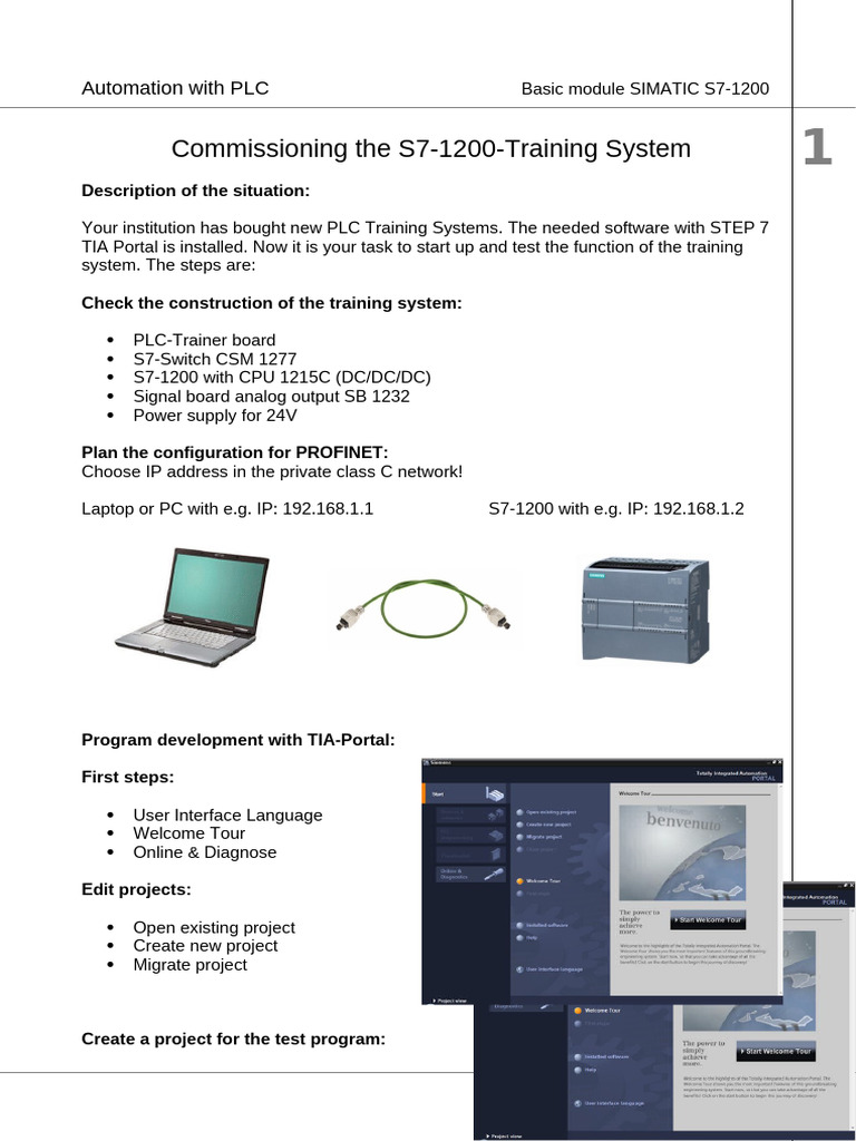 Step 7: PLC Communication Test Guide | PDF | Programmable Logic ...