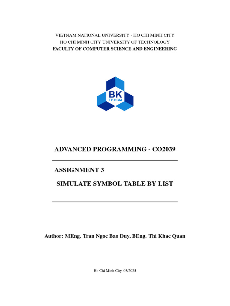Assignment3 Specification en | PDF | Scope (Computer Science) | String ...