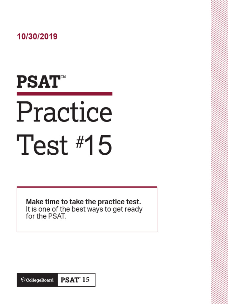 PSAT Practice Test Guide | PDF