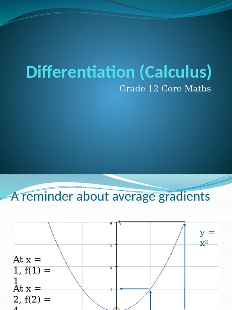 Differentiation (Calculus) | PDF | Derivative | Tangent