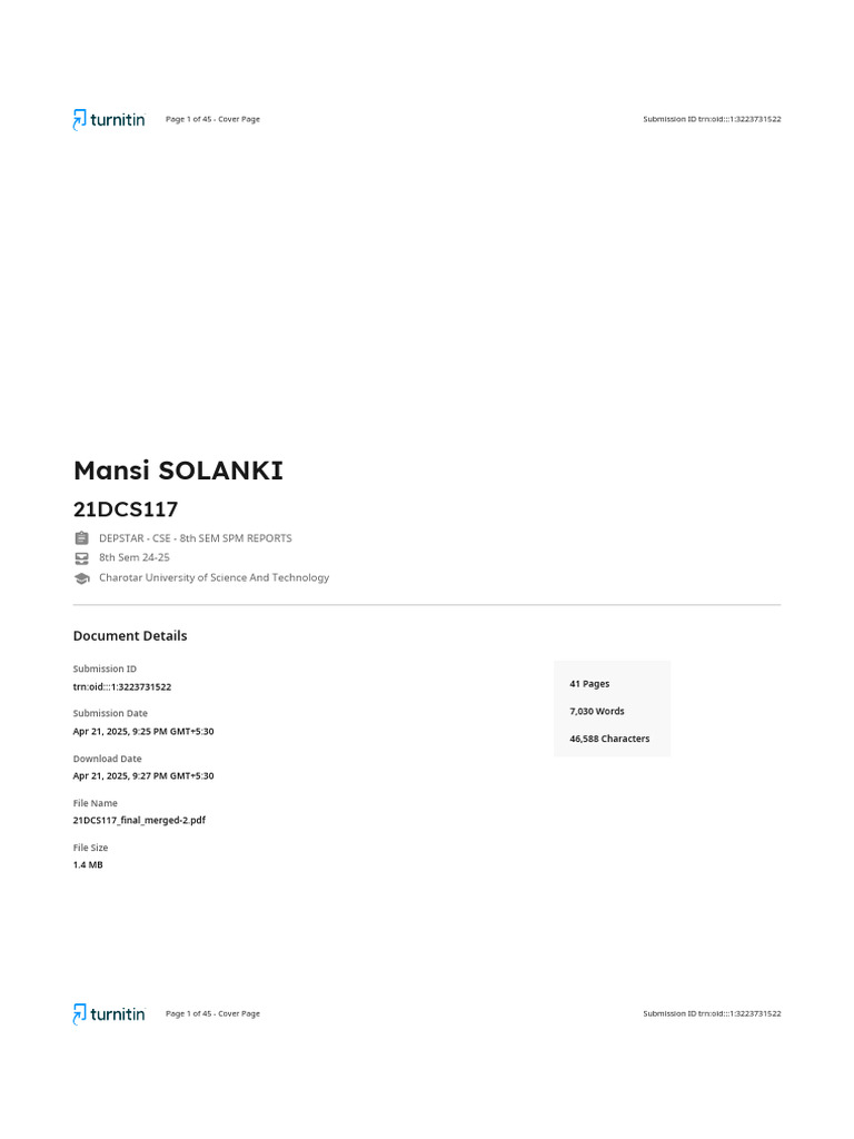 21DCS117 Final Merged 2 2 | PDF