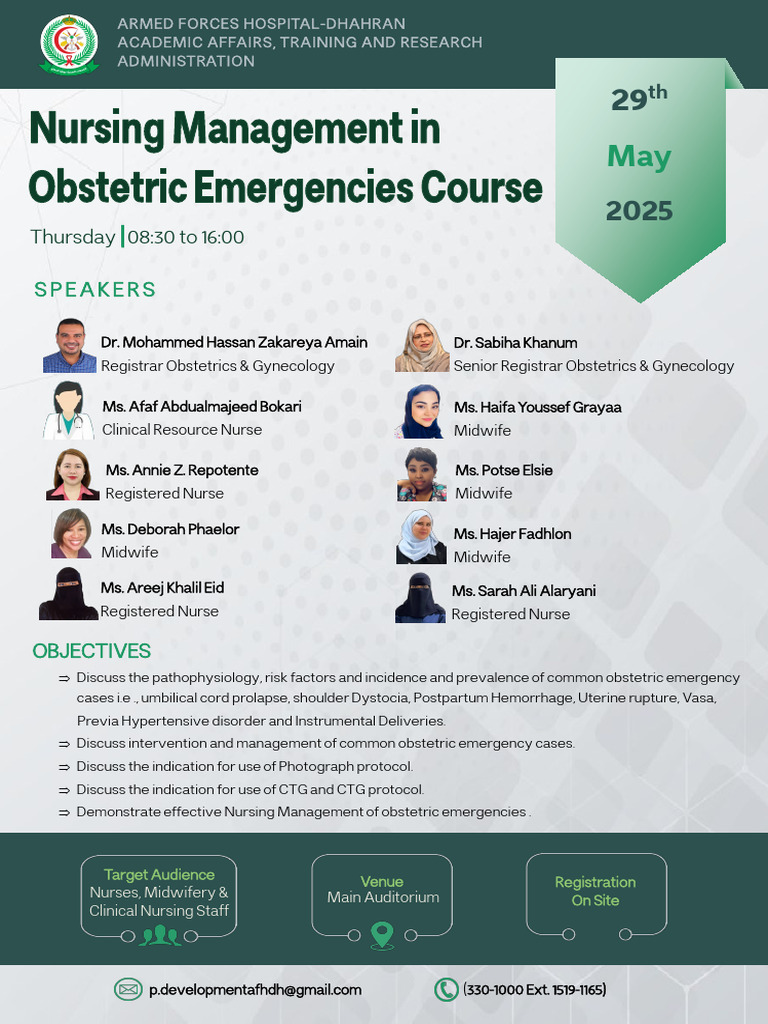 Nurisng Management in Obstetric Course May 29 | PDF | Childbirth ...