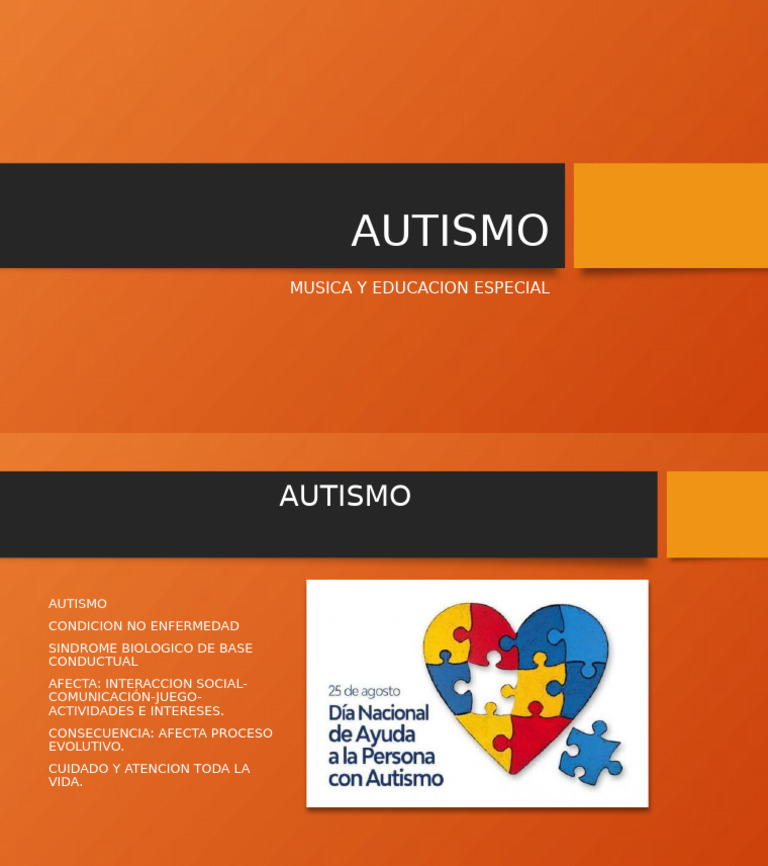 Autismo: Música y Educación Especial | PDF