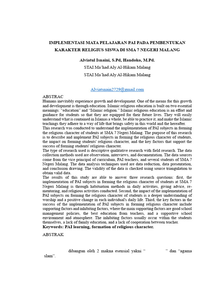 Bismillah Artikelvia Fix | PDF