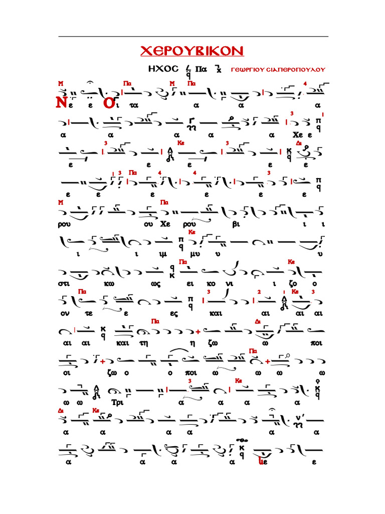 ΧΕΡΟΥΒΙΚON Α ΗΧΟΣ | PDF