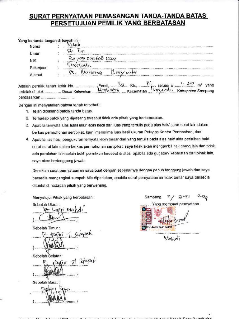 Tanda Batas - 20240627 - 0001 | PDF