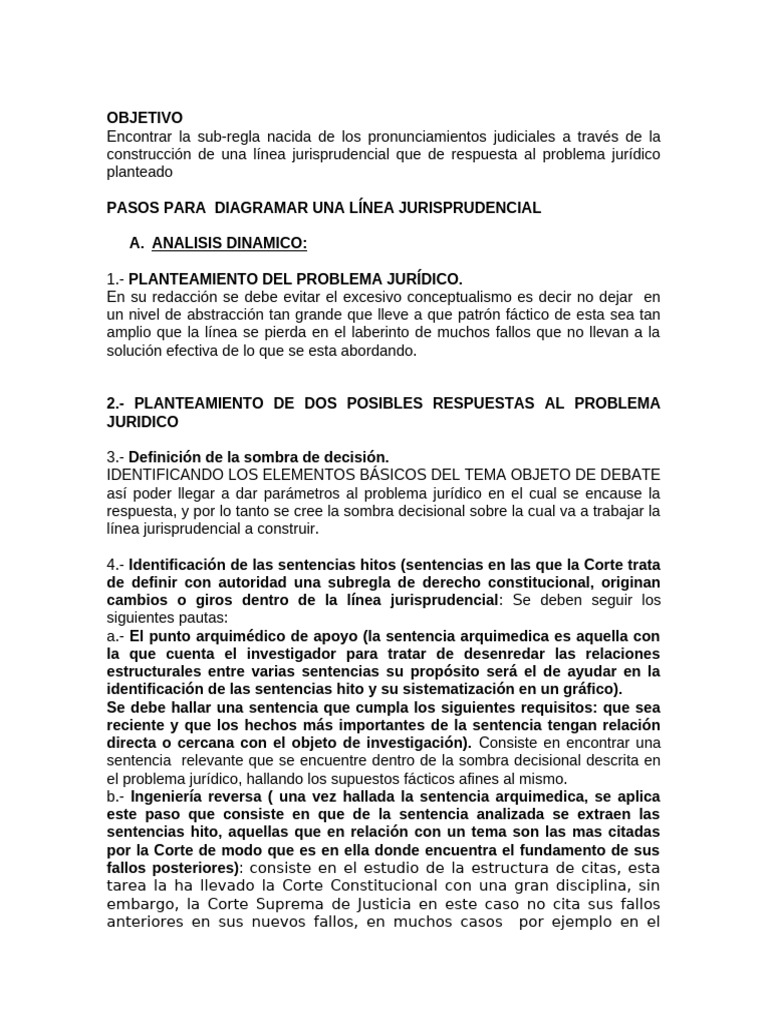 Pasos Diagramacion Linea Juris | PDF | Caso de ley | Justicia