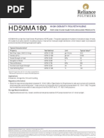 HDPE 5502 Technical Data Sheet | PDF | Materials | Physical Sciences