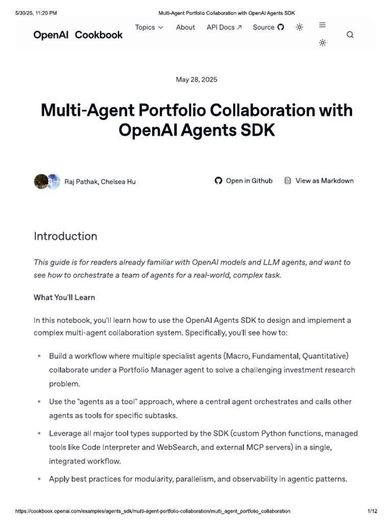 New OpenAI Agent Best Practices 1748752066 | PDF