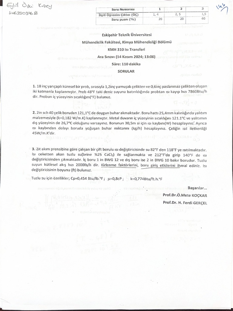 24-25 Kmh310 Vize | PDF