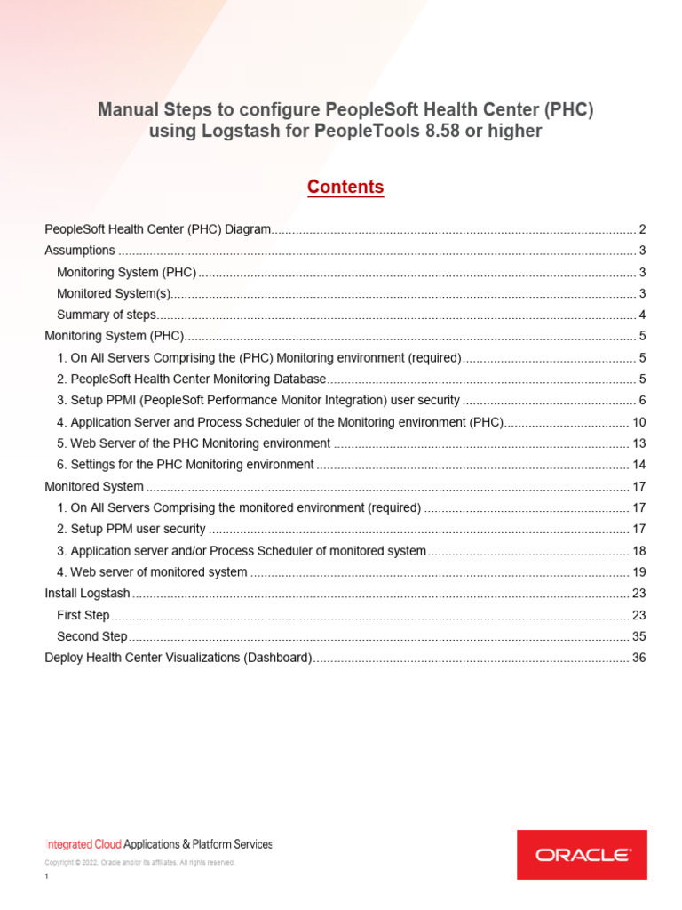 Steps To Configure Health Center Using Logstash PT 858 v2 KM | PDF | World Wide Web | Internet & Web
