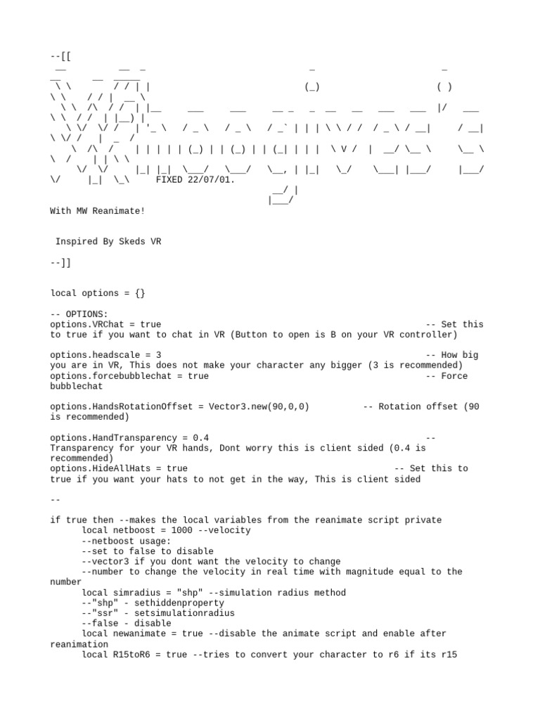 Working VR Script Fe Universal Script | PDF | Typefaces | Typography