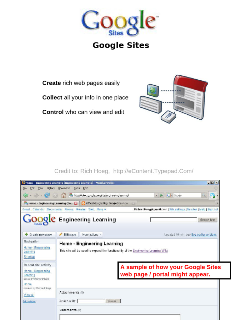 08 Webdesign - Google Sites | PDF