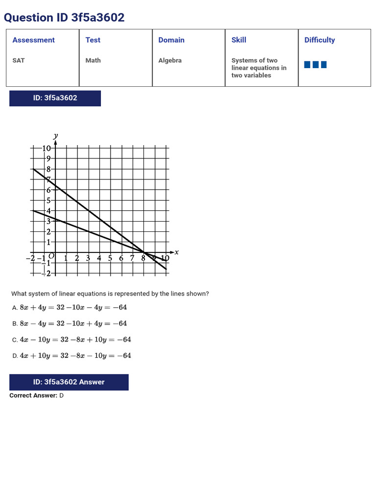 SAT Suite Question Bank - Maths | PDF | Equations | Factorization