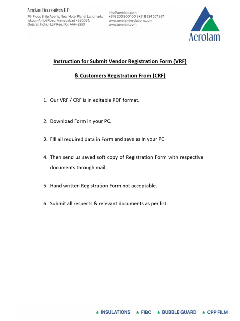 Instruction For Filling Form | PDF