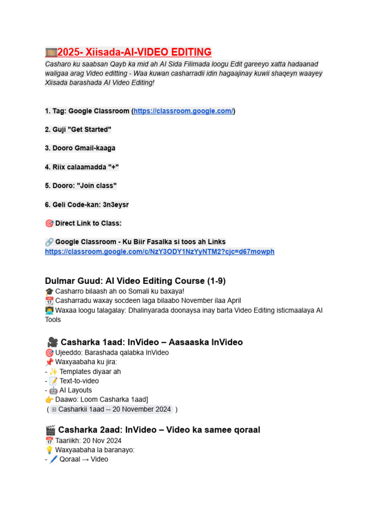 1?2025 Xiisada Ai Video Editing | PDF