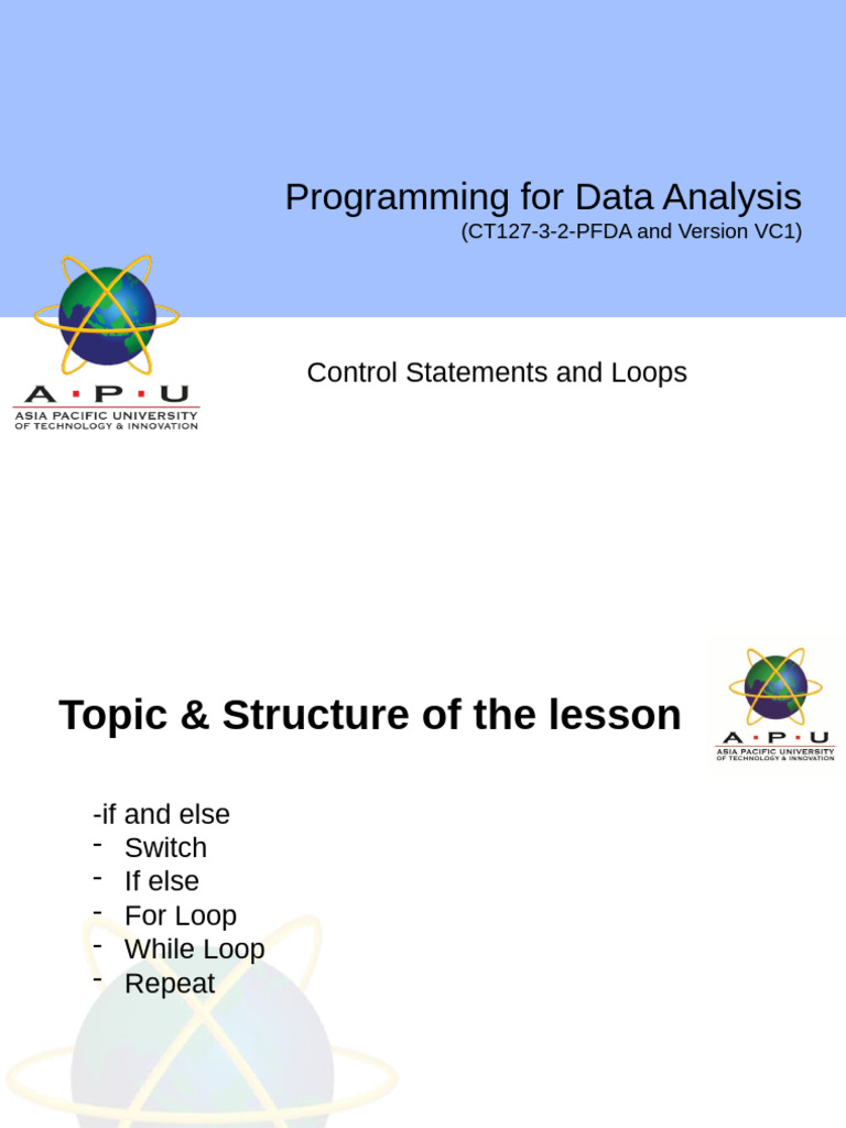 4 Control Statements and Loops in R | PDF | Boolean Data Type | Control Flow