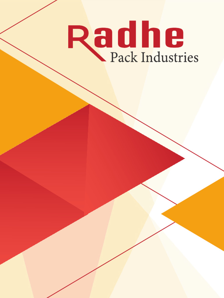 Radhe Pack Ind Brochure | PDF | Secondary Sector Of The Economy