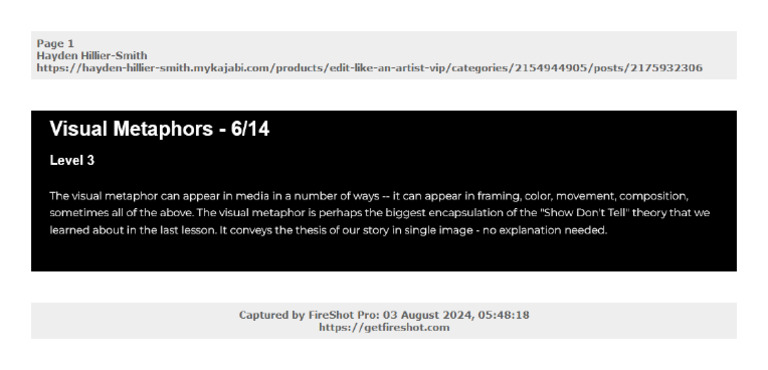 06 Visual Metaphors 6 14 | PDF