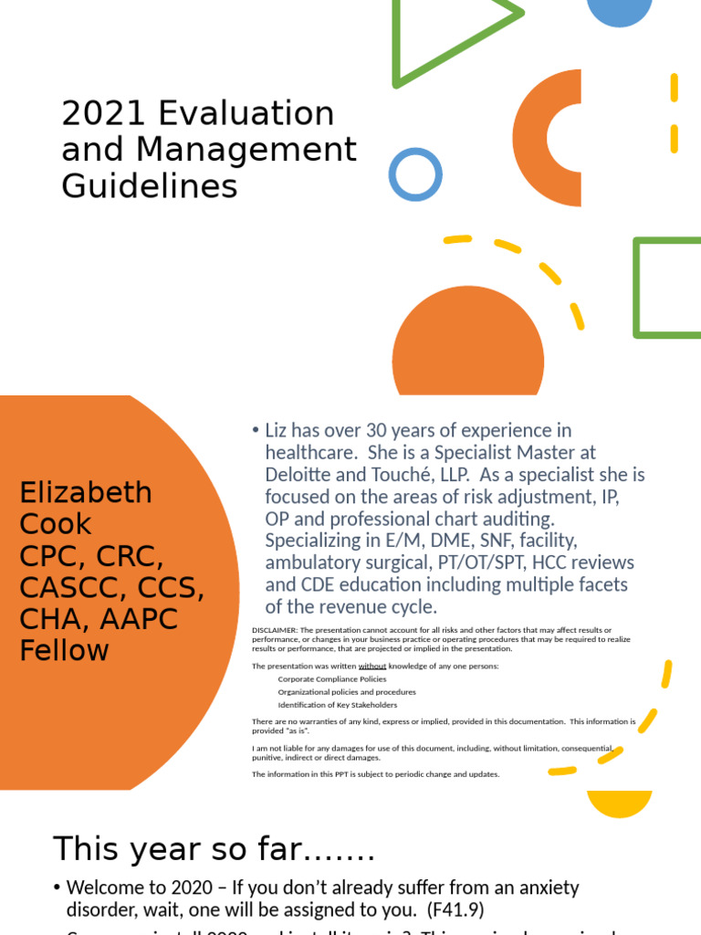 2021 E/M Coding Guidelines Overview | PDF | Patient | American Medical ...
