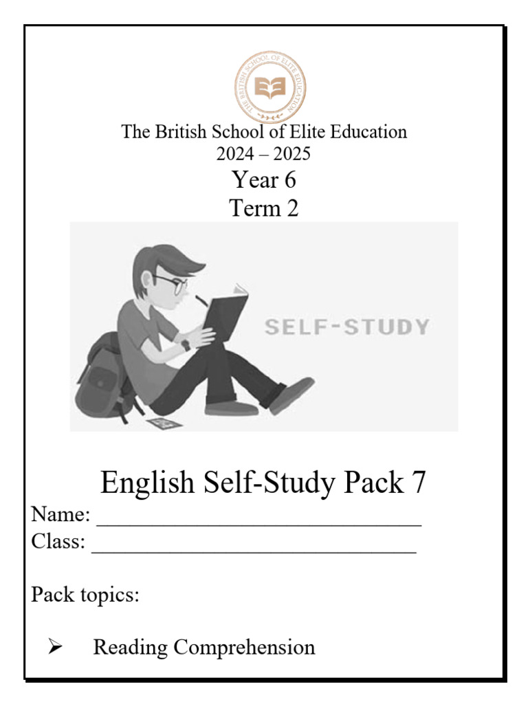 Y6 English+Self Study++Pack+7 | PDF