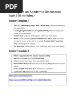 Writing Discussion Posts in APA Format | PDF