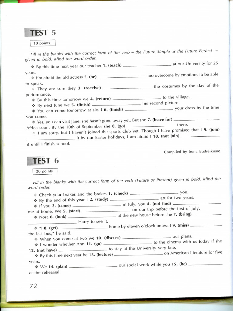 Future Tenses Unit 2 Upper | PDF