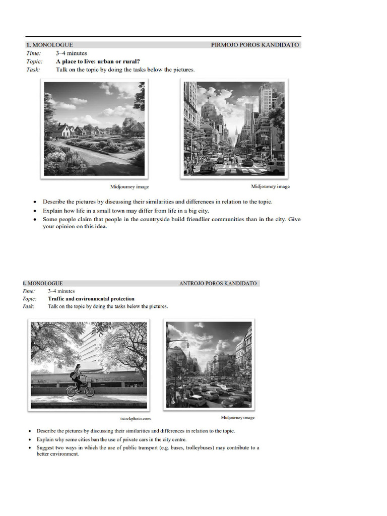 Unit 2 Monologues Environment 2 | PDF