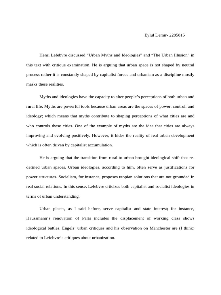 Critical Review 3 2285815 | PDF