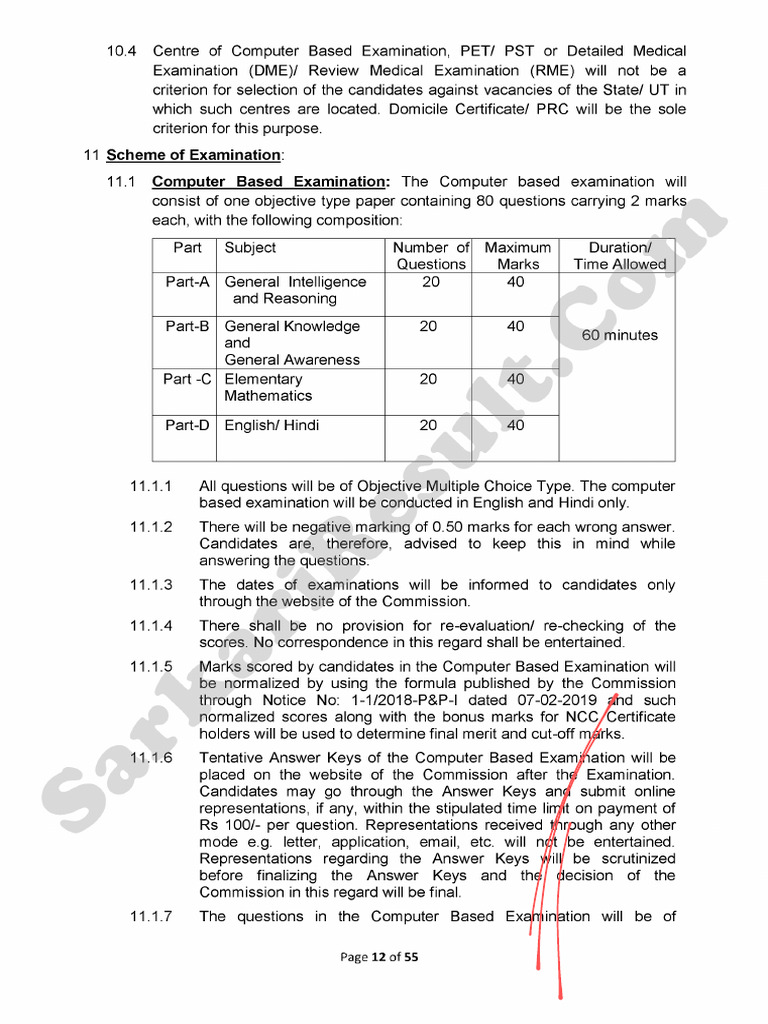 SSC GD Constable Syllabus 2022 | PDF