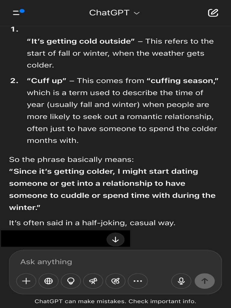 Cuffing Season Meaning | PDF