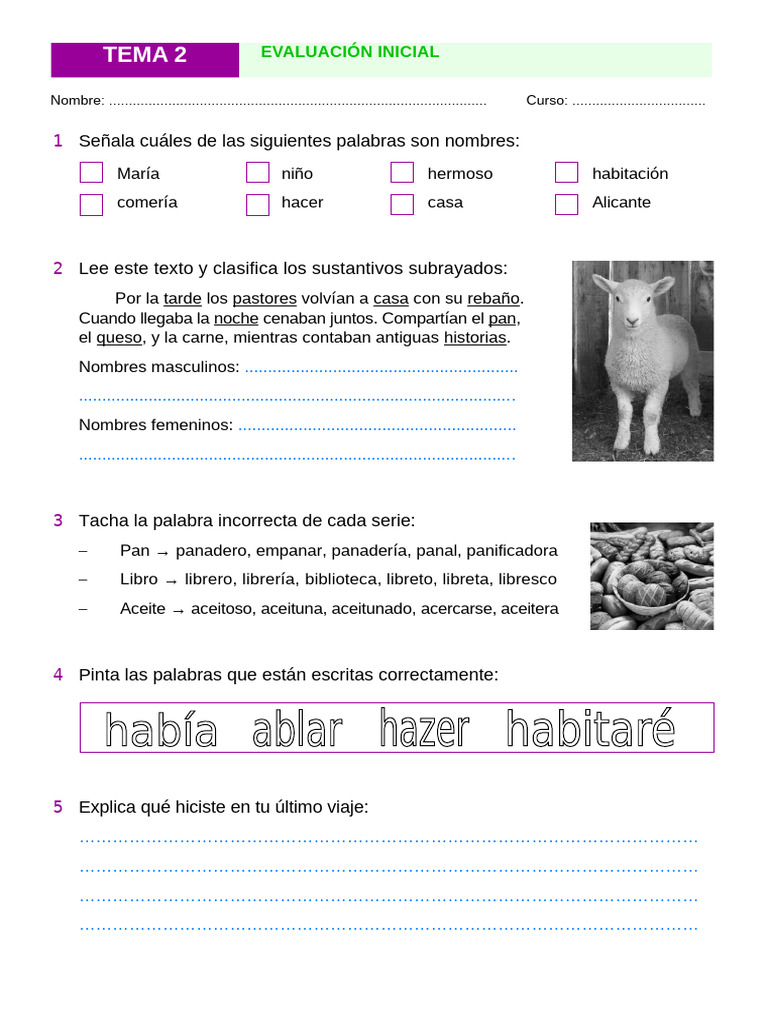 Lengua 3 Ev T2 | PDF | Desierto